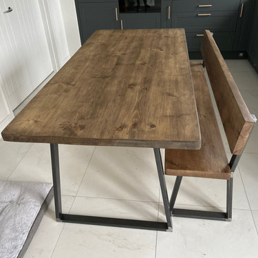 Sleek & Slender Reclaimed Dining Table – TRL Handmade Furniture